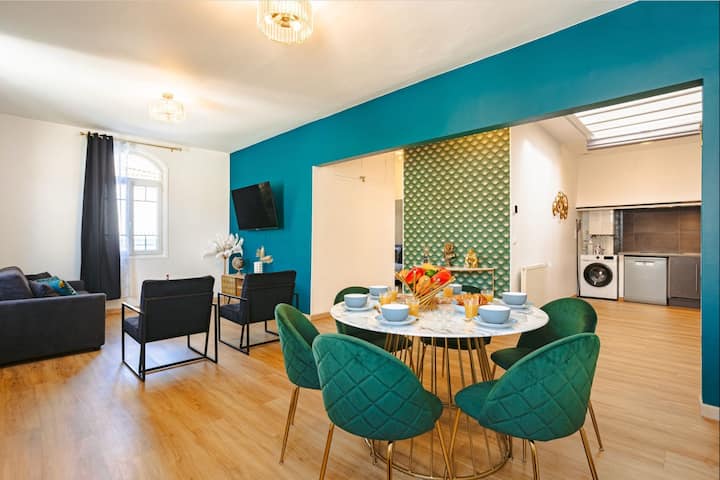 Gatsby | ÉLégant & Central, Fibre, Netflix 4k - Saintes