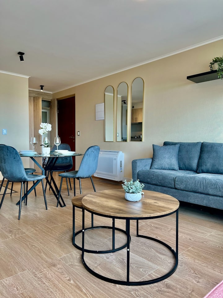 Depto. Familiar Con "Wifi+ A/c+ Estacionamiento" - Chillan