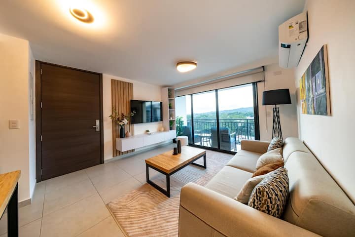 Balsamo Views Flat @Trib+ac+pool+wifi+gym - El Salvador