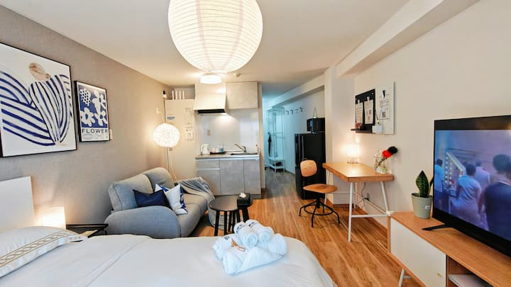 思葭民宿-365 Apartment 马蒂斯 天下茶屋岸里三地铁线200米内电梯公寓 - Osaka, Japan