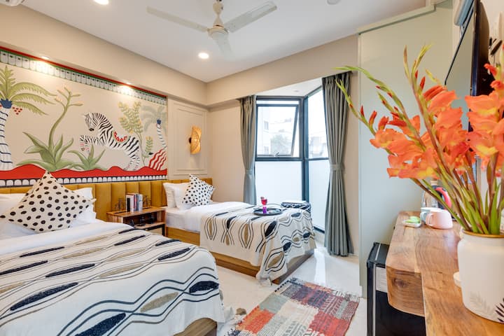 Stripes & Stay Twin Haven Kharadi@pune - Pune