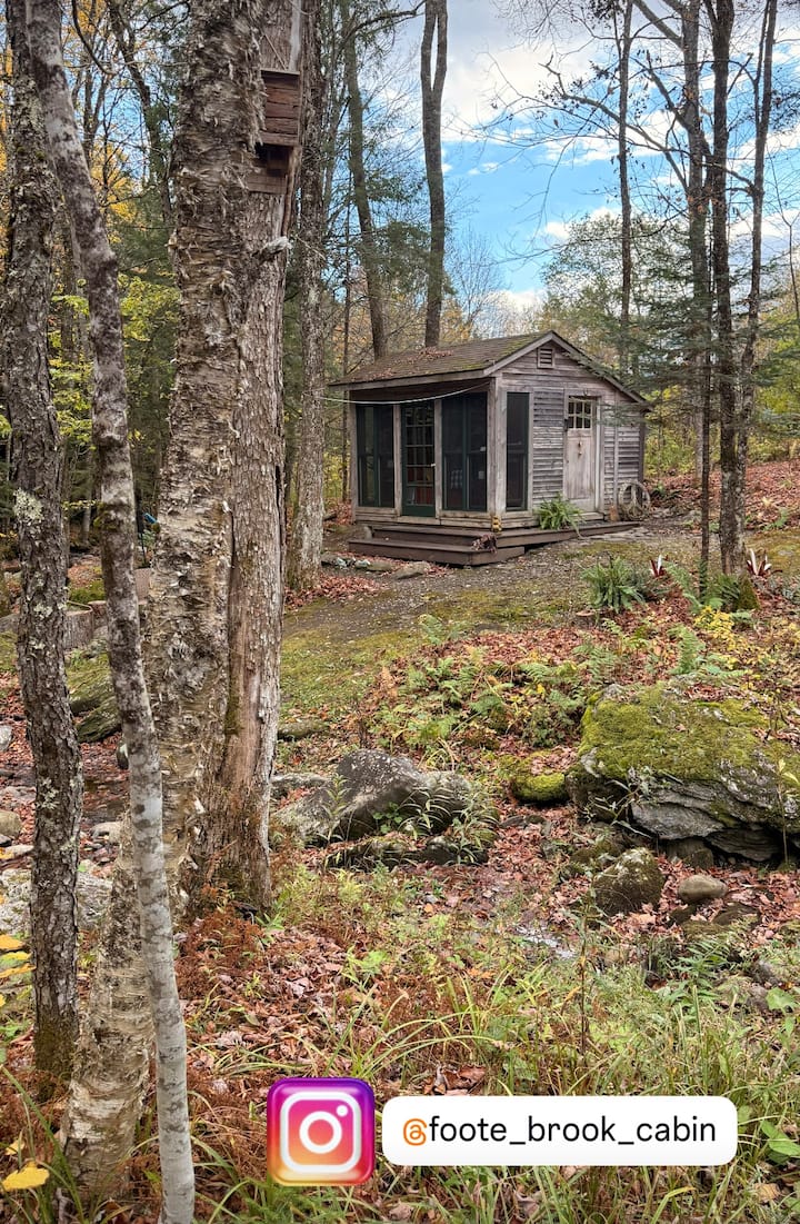 Foote Brook Cabin - Off Grid & On The Rocks - Vermont