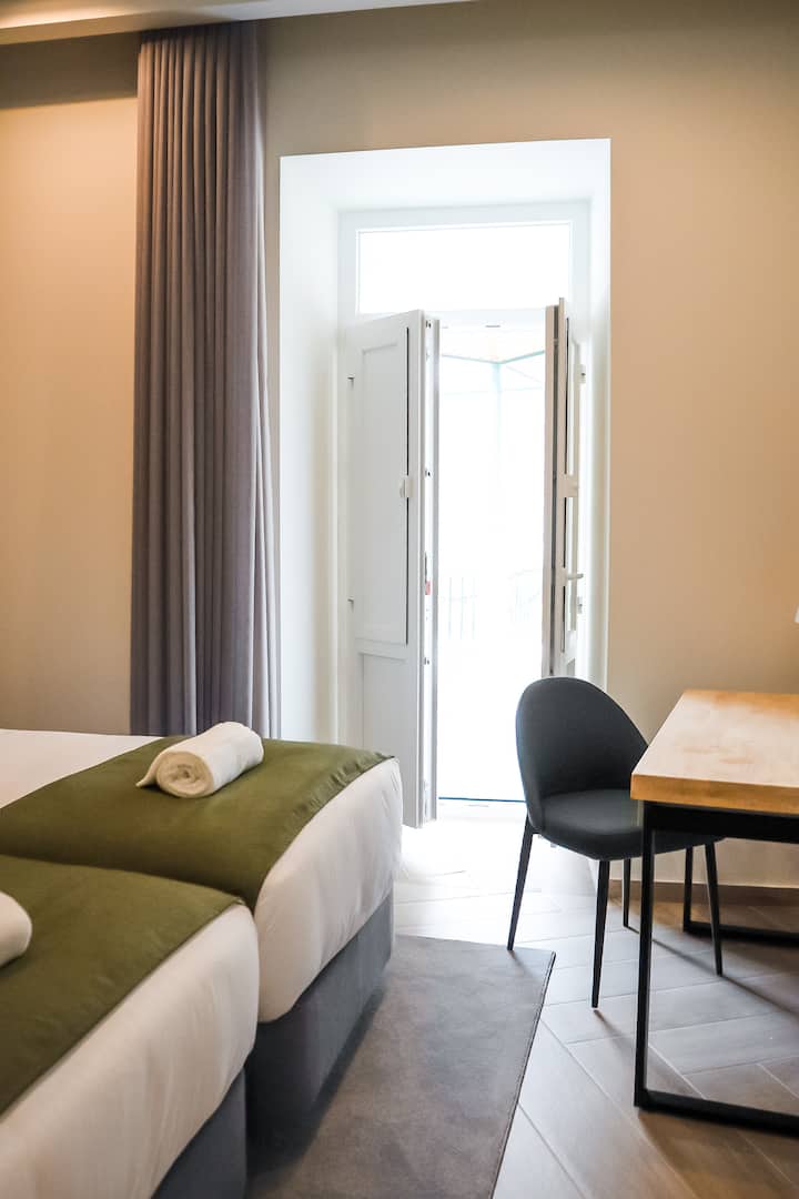 Quarto Twin Jacaranda Guesthouse - Faro