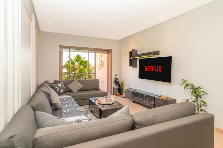 Luxury 3bd • Golf View • Pool • Fast Fiber Wifi - Marrakesh
