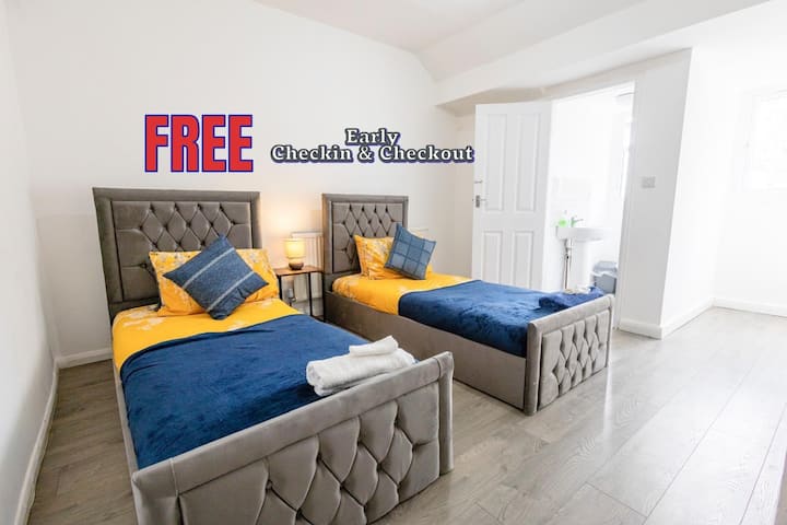 Early Checkin Late Checkout, Sleep 7, Free Parking - Nottingham