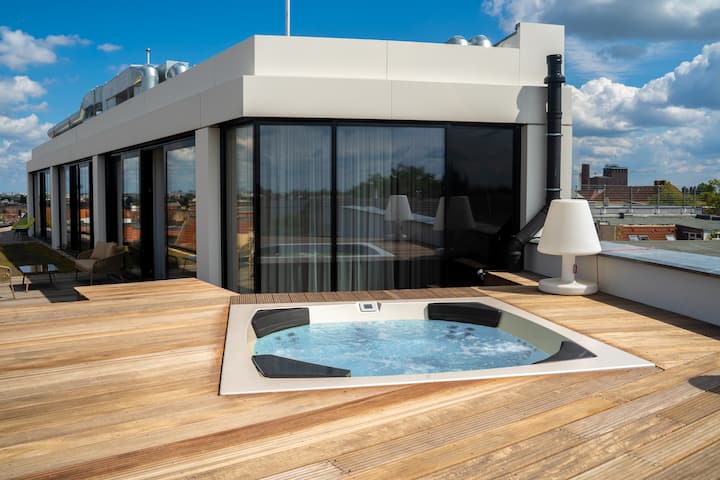 Berlin Rooftop Loft Mit Whirlpool & Aussicht - Berlin