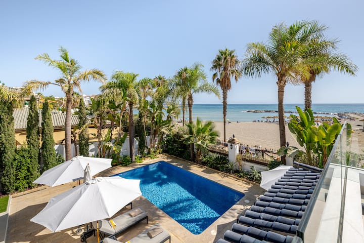 Puerto Banús Beachfront Luxury Villa With Sea View - Puerto Banús
