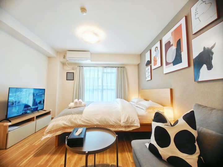 思葭民宿-365 Apartment 桂香 天下茶屋岸里三地铁线200米内电梯公寓 - Osaka