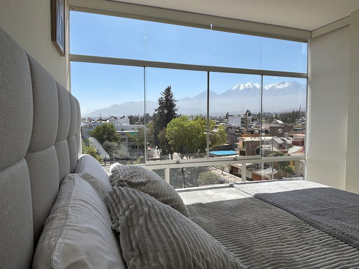 Depa Céntrico Nuevo Con Vista A Los Volcanes - Arequipa