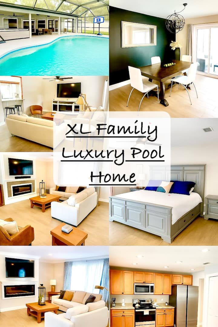 Luxury Pool;vacation Oasis,hot Tub; Large Families - Deltona, FL