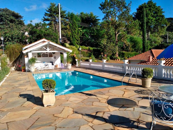 Serra Negra Refúgio - Piscina - 2 Quartos - Serra Negra