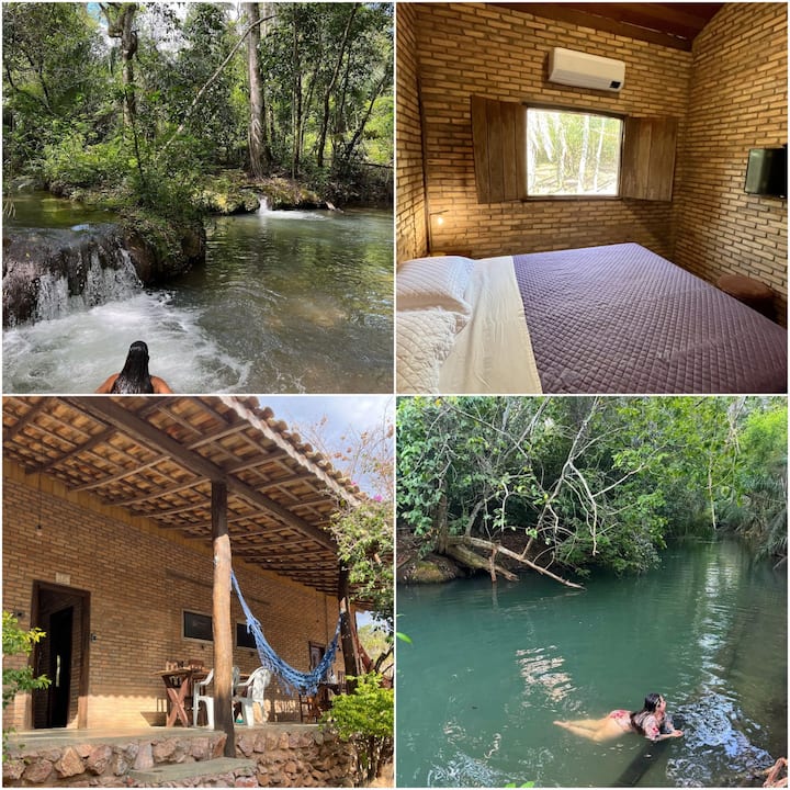 Chalés Pocoó 1 - Com Acesso Ao Rio - Bonito