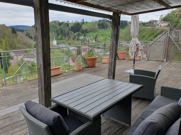 Talblick Mit Grosser Terrasse - Nagold
