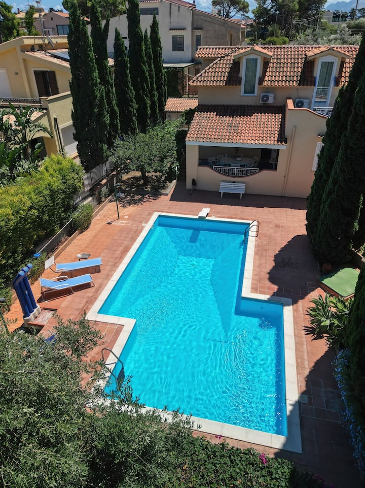Vfh Villa Cala Del Cuore, Private Pool, Seaside - Santa Flavia