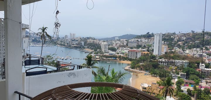 Loft Panorámico: Cerca De La Quebrada Y Playas - Pie de la Cuesta