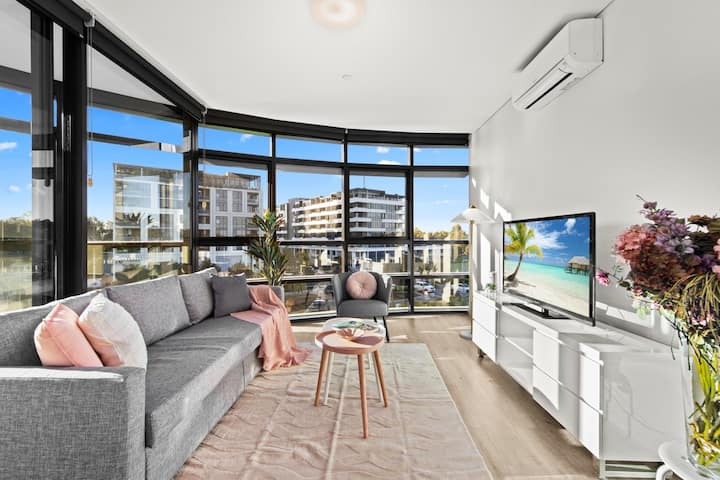 Modern Apartment With Piano – Sleeps 5, Olympic Pa - ストラスフィールド