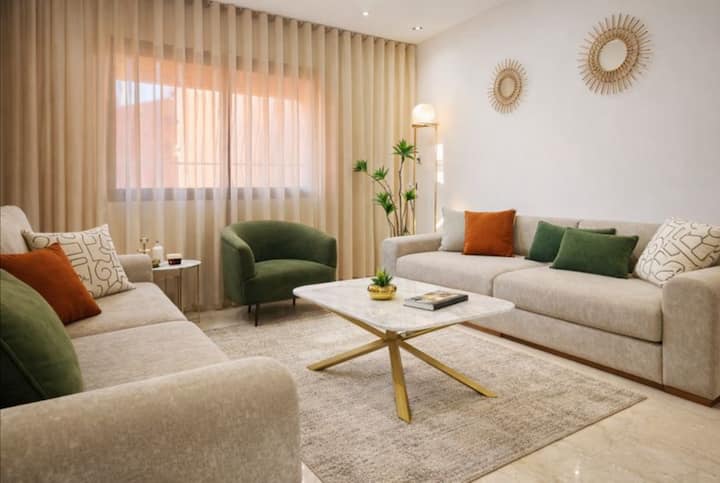 Appart Moderne Proche M Avenue Avec Piscine Clim - Marrakech