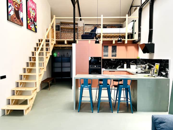 Loft De Diseño Y Confort En Madrid - Móstoles