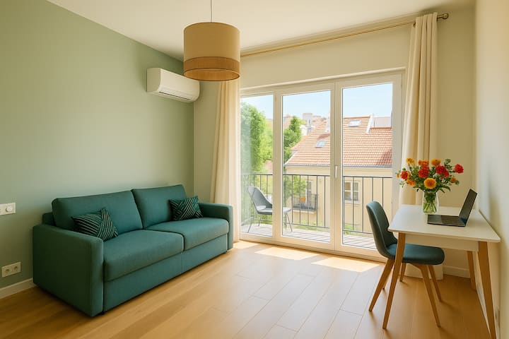 Sunny Room & Bath + Terrace - Nice