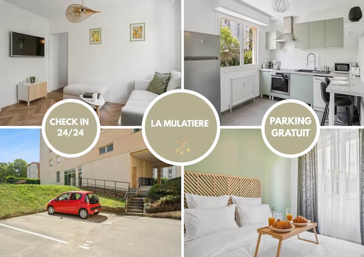 "Casa Verde" | Chic & Cosy | Parking | Proche Lyon - Sainte-Foy-lès-Lyon