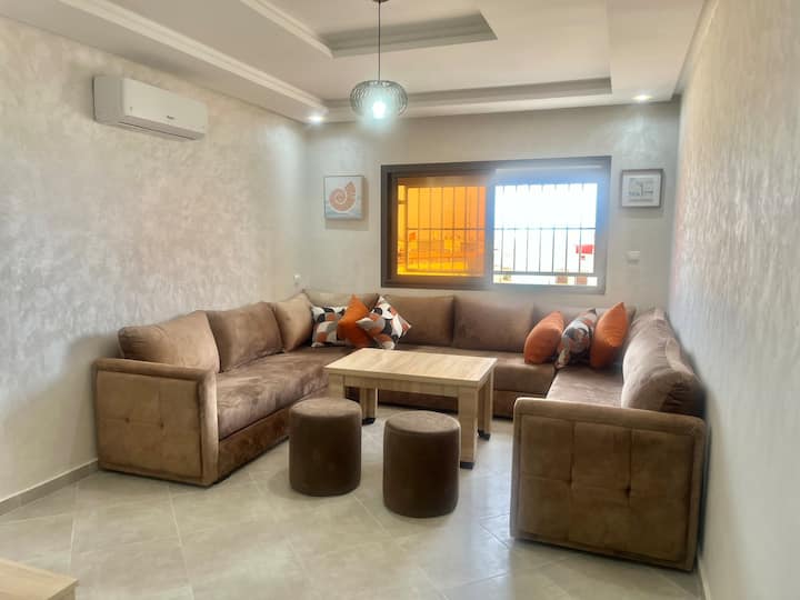 Appartement 3 Chambres Agadir Wifi, Climatisation - Agadir