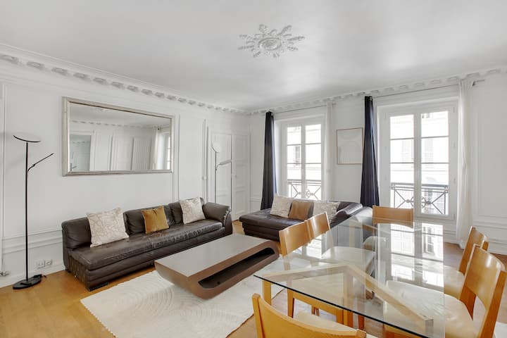 Appartement 2br Lumineux Et Raffiné - Opéra - Gare Saint-Lazare - Paris