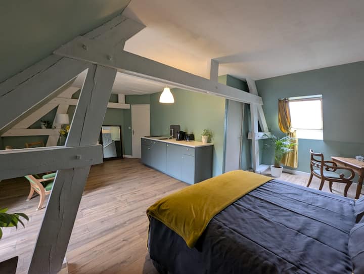 Studio + Salle De Douche Privée - Coutances