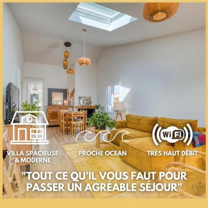 Maison Familiale 12 Personnes Piscine Proche Océan - Bretignolles-sur-Mer