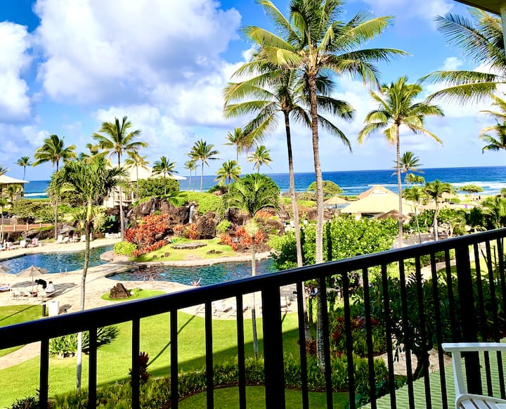 Ocean View Kauai Outrigger, 6 Min To Airport - Nukoli'i Beach Park