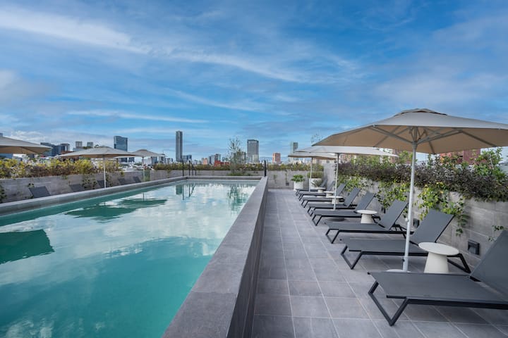 Apartment With Pool & Private Terrace Near La Roma - Ciudad de México
