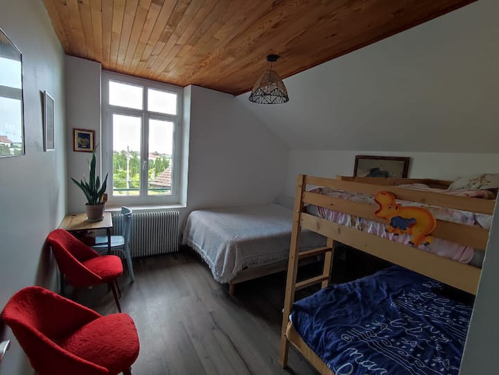 Chambre Privée 4 Couchages - Thonon-les-Bains