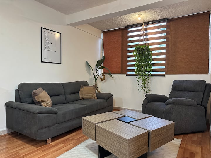 Depa Amplio Y Acogedor -Fundidora/centro - Naranja - Monterrey