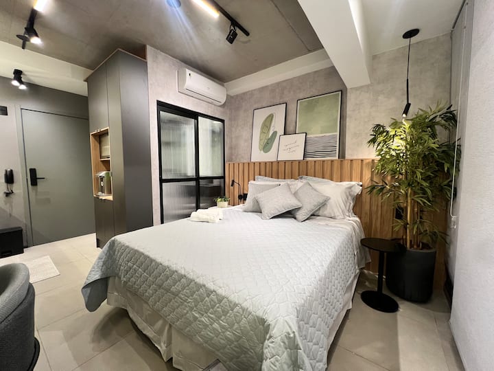 Cama Queen, Rooftop C/ Piscina E Próx Av Paulista - Paraíso