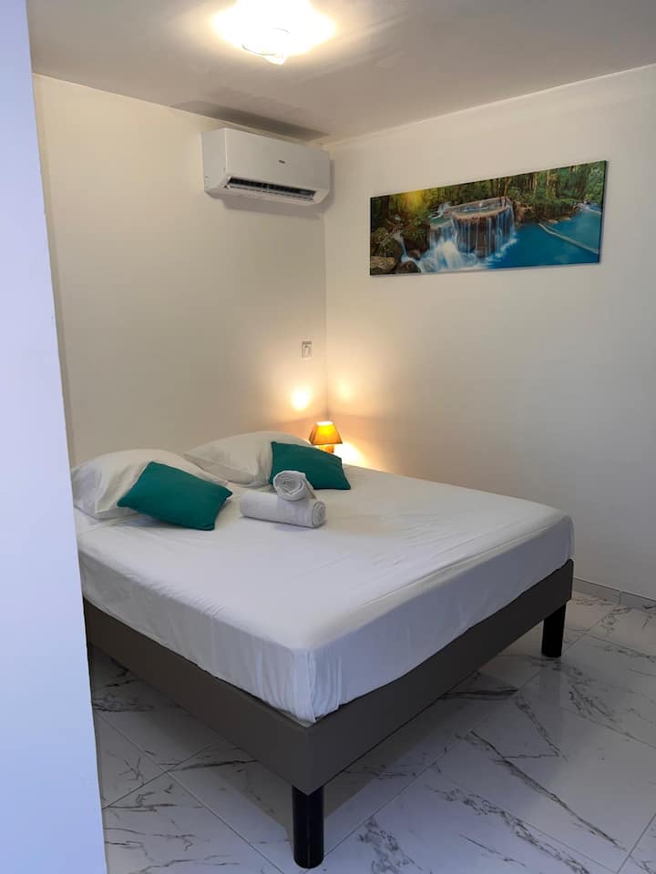 Le Nid Tropical - T2 Climatisé - Proche Du Centre - Fort-de-France