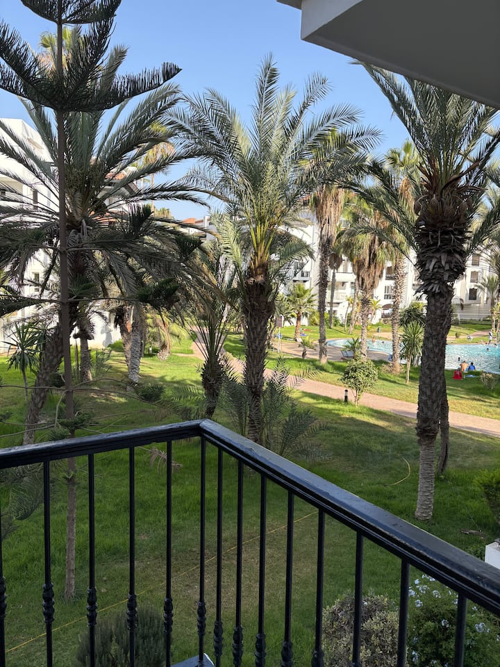 Appartement 3p Marina Agadir Vue Piscine - Agadir