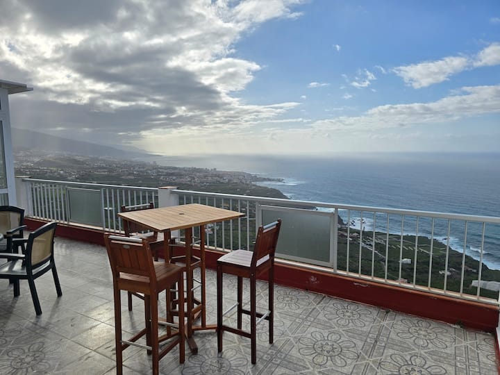 ÁTico Con Terraza Panorámica Y Vistas Al Teide - La Orotava