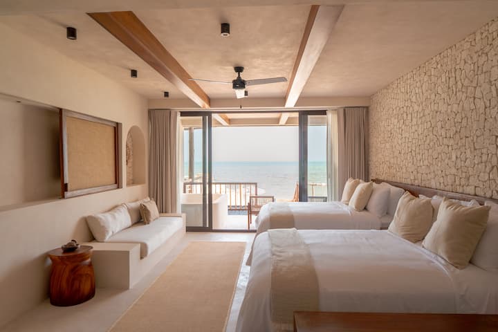 Junior Suite Frente Al Mar Con Tina Doble - Holbox