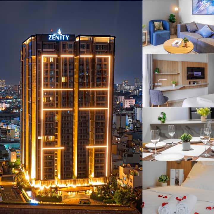 Zenity Luxury 2br+2wc/pool/gym/center - Ho Chi Minh City