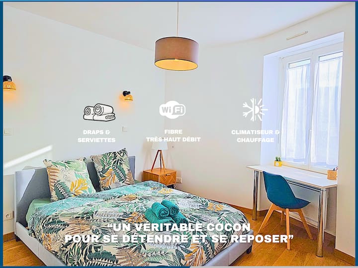 La Belle Garde T3| Proche Gare - Confort