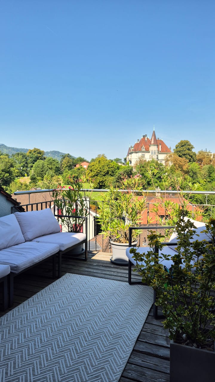 Penthouse Retreat • Sunset & Mountain Panorama - Zúrich