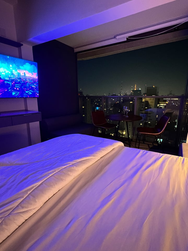 Skyview Studio W/ Parking, Paulista Ave, Metro At - Liberdade