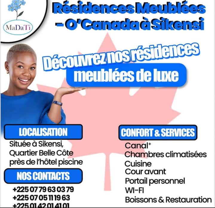 Résidences Meublées , Propre Sécuritaire à Sikensi - Côte d'Ivoire