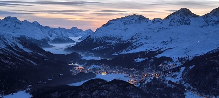 3,5-zi Mit Alpenblick & Balkon - Saint Moritz