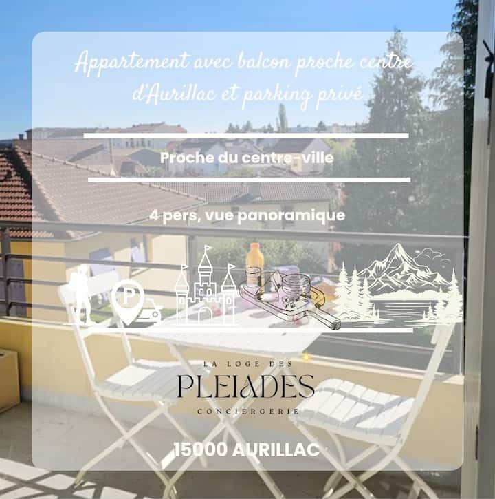Appartement Avec Balcon Au Cœur De Ville - Aurillac