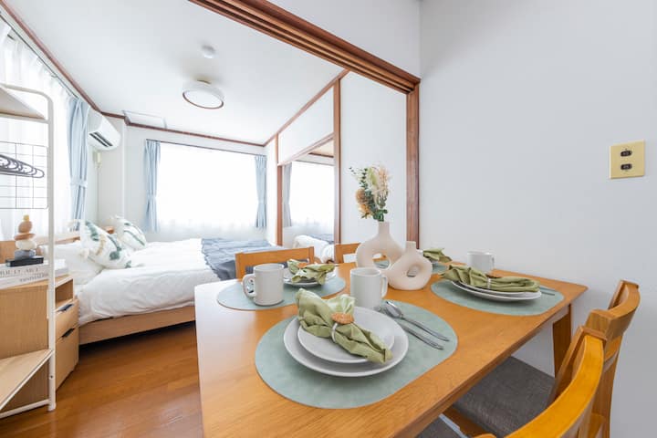 Skytree 6 Min | Near Asakusa | 4 Beds・2dk・6ppl・36㎡ - Ueno