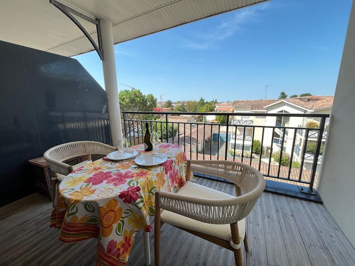 Appartement Rénové Très Lumineux Avec Terrasse - La Teste-de-Buch