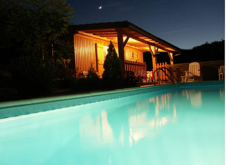 Chalet Climatisé à La Campagne - Saint-Georges