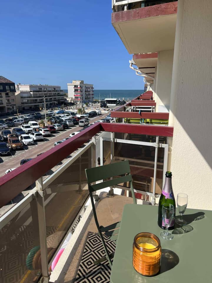 Studio Cabine Sur L’esplanade Avec Balcon Vue Mer - 르 뚜께-빠히-쁠라쥬