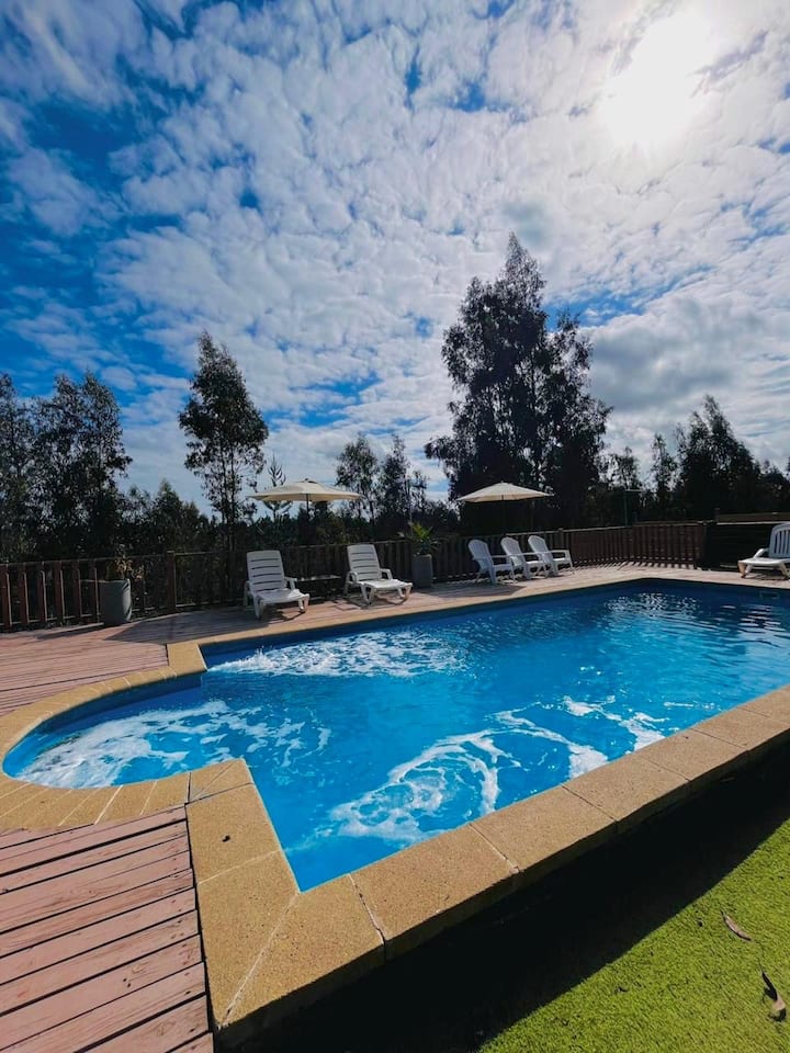 Cabaña Con Piscina Y Tinaja Caliente - San Antonio