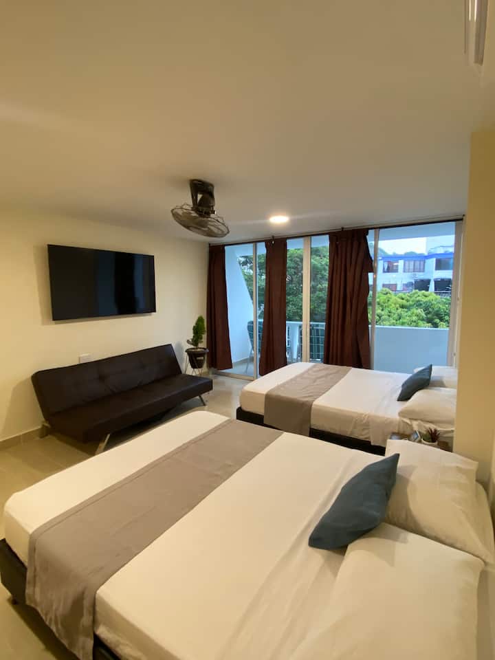 Aparta Estudio Cerca Al Mar - Santa Marta